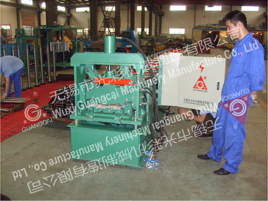 Industrial Warehouse Wall Panel Roll Forming Machine , Steel Facade Panel Forming Line