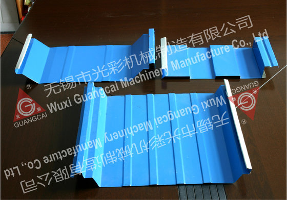 Industrial Warehouse Wall Panel Roll Forming Machine , Steel Facade Panel Forming Line