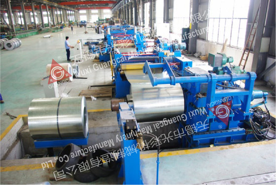 High Performance Steel Coil Slitting Line With PLC System Tinplate Sheet Slitting Machine