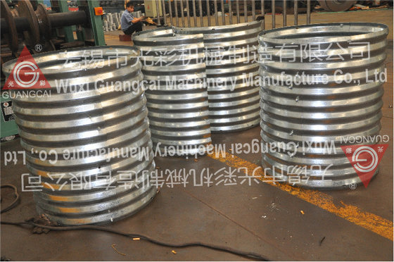 Steel Drainage / Steel Culvert Currugated Roll Forming Machine with Hydraulic and PLC System