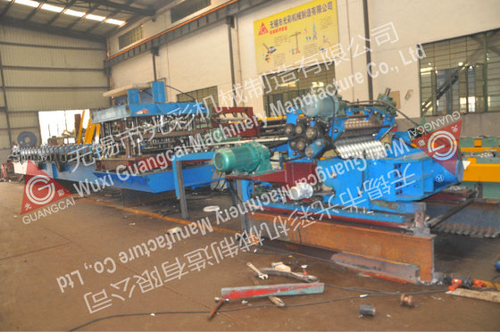 Metal Corrugated Culvert Pipe Rolling Form Machine with Punching and Curving Machinery