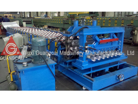 Glazed Roof Tile Cold Roll Forming Machine Line For Period Building 0.4mm - 0.8mm