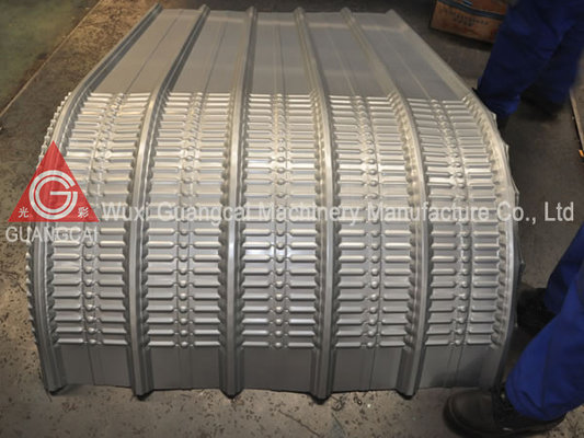Corrugated Sheet Wall Panel Cold Roll Forming Machine / Curving Equipment