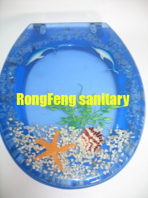 SEA SERIES 17'18'19' COLOR POLY RESIN TOILET SEAT