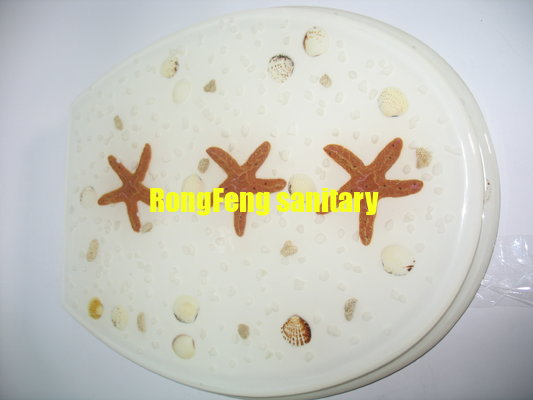 sea star shell toilet seat