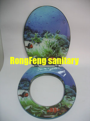 resin toilet seat ,18',round,enlong,color,