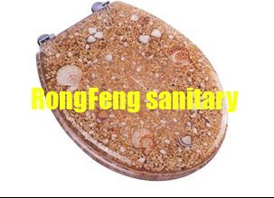 poly-resin toilet seat cover,decor toilet seat,tranparent toilet seat