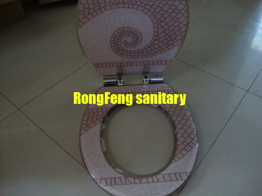 decorative clear polyresin toilet seat,color toilet seat,toilet,cover,MDF,PVC,PP,WOOD