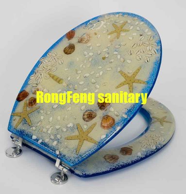 decorative clear polyresin toilet seat,color toilet seat,toilet,cover,MDF,PVC,PP,WOOD