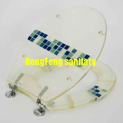 poly-resin toilet seat cover,RESIN toilet seat,tranparent toilet seat,sanitary ware