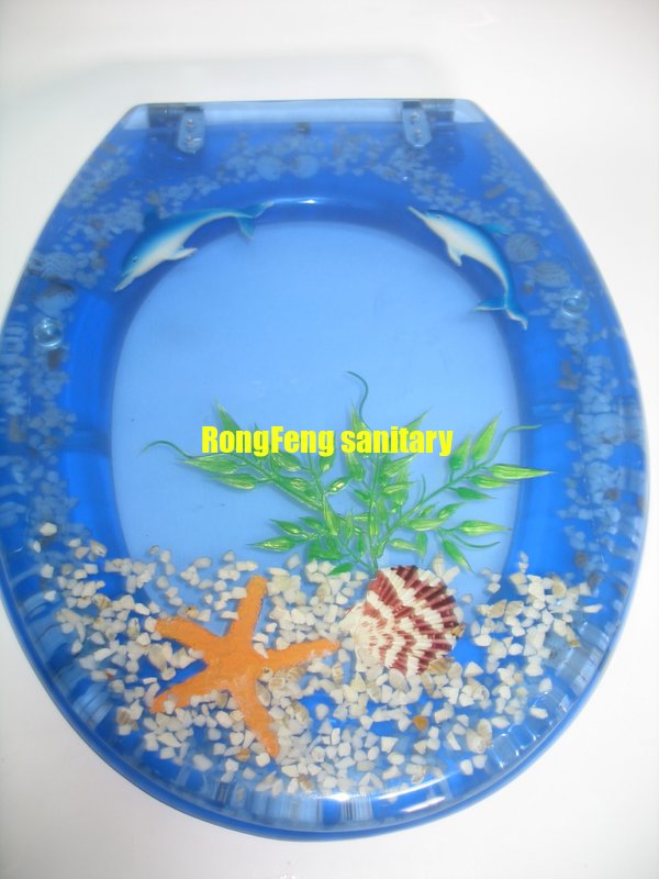 SEA SERIES 17'18'19' COLOR POLY RESIN TOILET SEAT