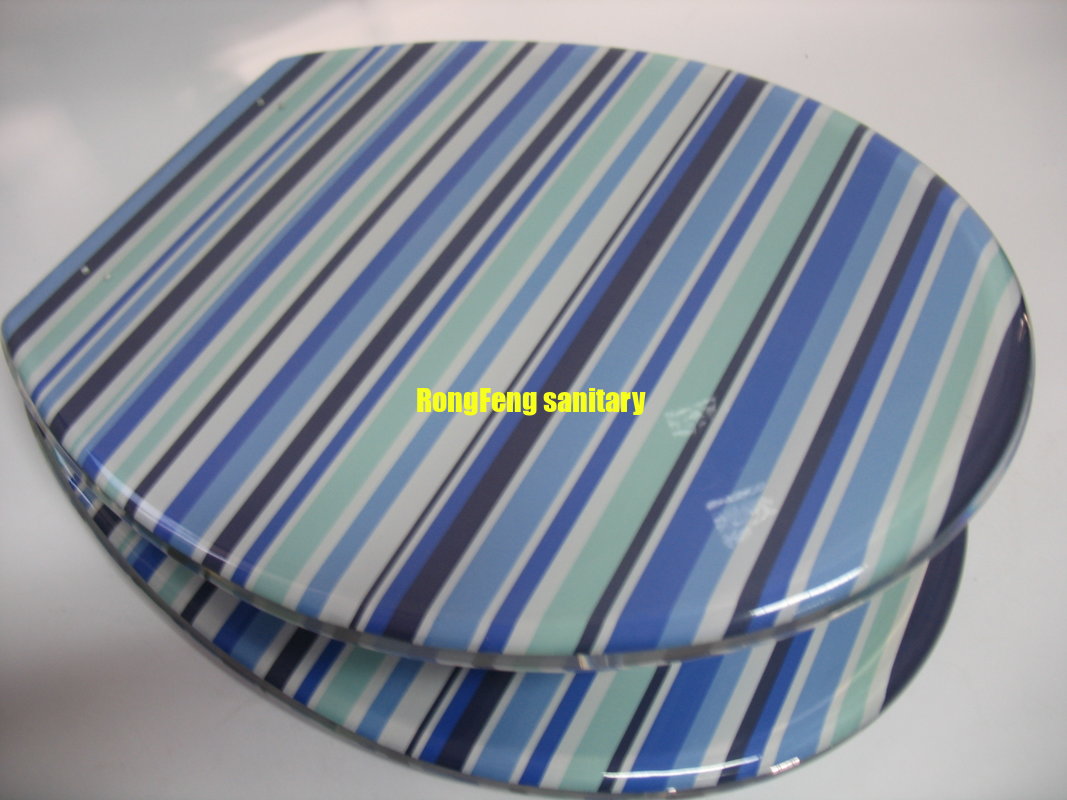 resin toilet seat cover,zinc alloy hinge,S/S hinge,soft close hinge,MDF,PVC,PP