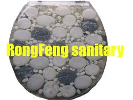poly-resin toilet seat cover,decor toilet seat,tranparent toilet seat,PP,MDF,WOOD,DUROPLAS