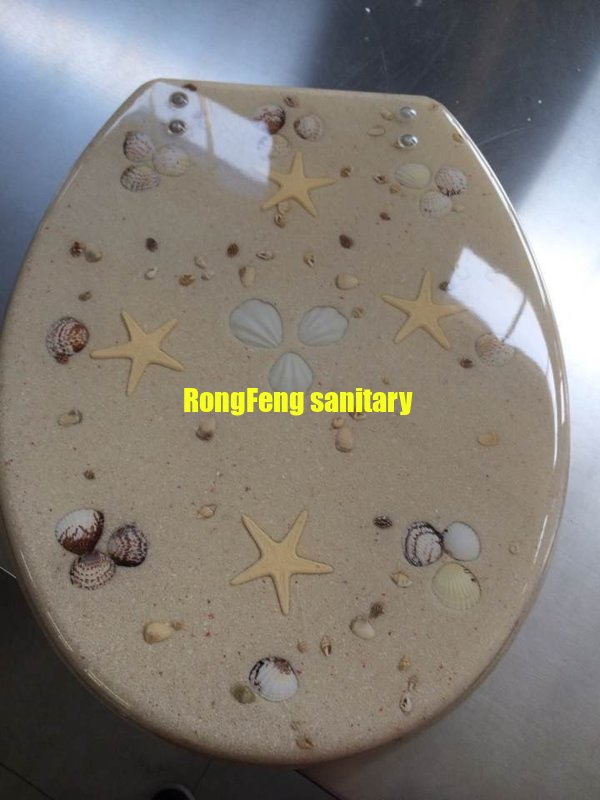 decorative clear polyresin toilet seat,color toilet seat,toilet,cover,MDF,PVC,PP,WOOD