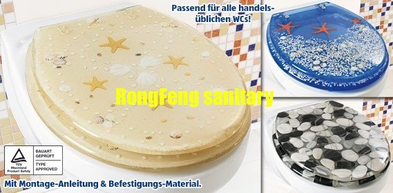 LED poly-resin toilet seat cover,RESIN toilet seat,tranparent toilet seat,sanitary ware