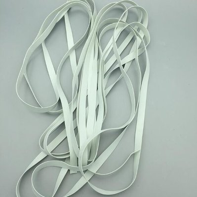 Embossed White Natural Rubber Elastic Tape Elastic Band for Swimwear