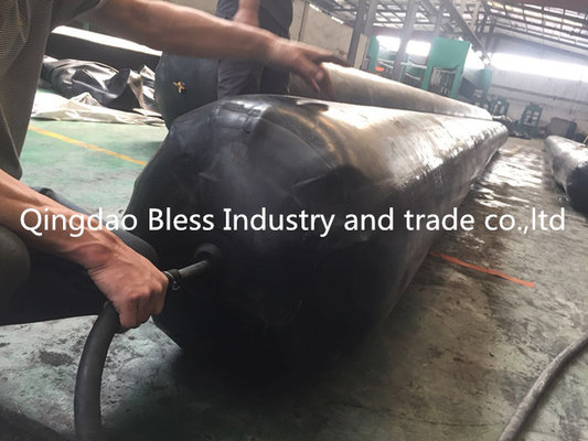 inflated rubber balloon used for making single ring culvert double ring culvert