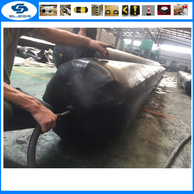 Diameter 900mm culvert balloon pneumatic tubular form for culvert construction in Nigeria