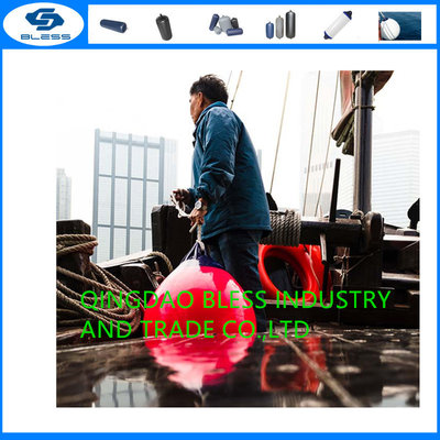 Yacht pvc fender Floating buoyancy Ocean ball blue White Factory wholesale price