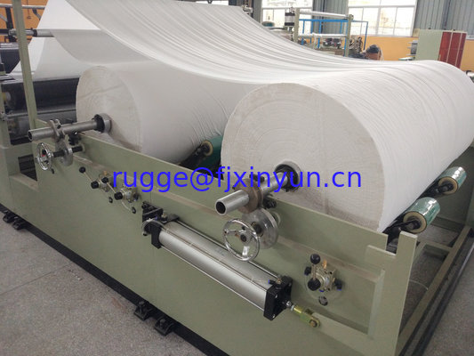 Semi automatic maxi roll paper and small bobbin paper slitting and rewinding machine