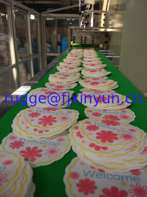 Automatic high speed color printing paper cup coaster making machine