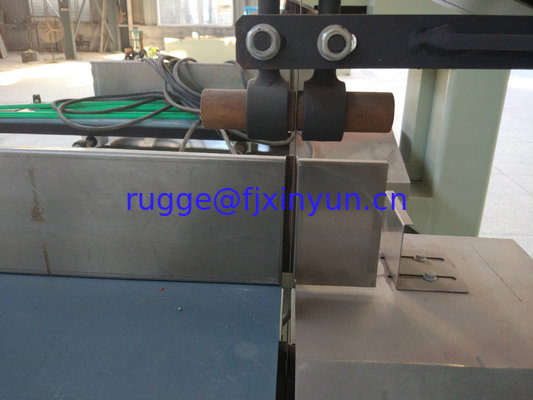 Low price semi automatic toilet paper and kitchen towel paper band saw cutting machine