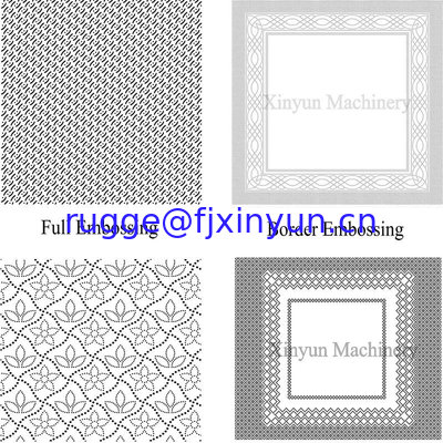 Hot sale good embossing serviette tissue paper folding machine price