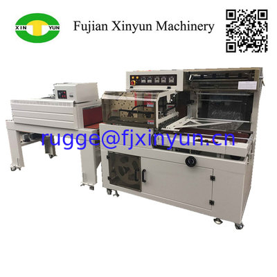 Automatic L shape multi boxes facial tissue paper shrink packing machine