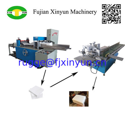 Hot sale semi automatic napkin tissue paper machine production line