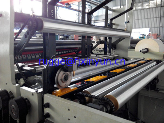 High speed automatic small toilet paper color gluing lamination machine
