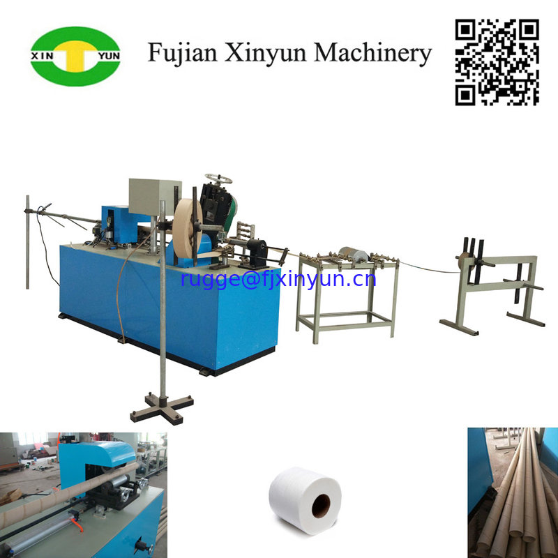 High speed automatic spiral winder toilet paper core making machine