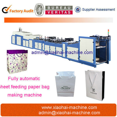 China XK-350 Automatic Sheet-feeding Paper Bag Making Machine supplier