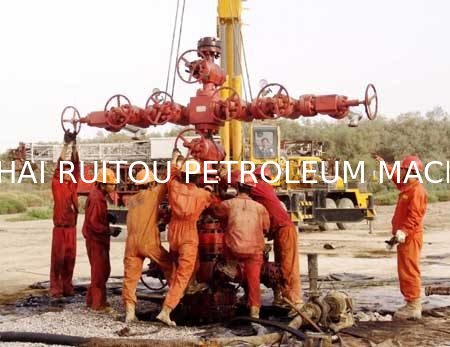 Wellhead API 6A 2-1/16" 10000psi X-mas Tree , Well Drilling Christmas Tree for Oil and Gas well