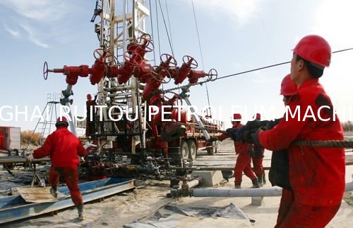 Wellhead API 6A 2-1/16" 10000psi X-mas Tree , Well Drilling Christmas Tree for Oil and Gas well