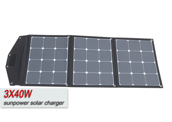 Mono Portable 120 Watt 12 Volt Solar Panel Charger For Travelling Backup