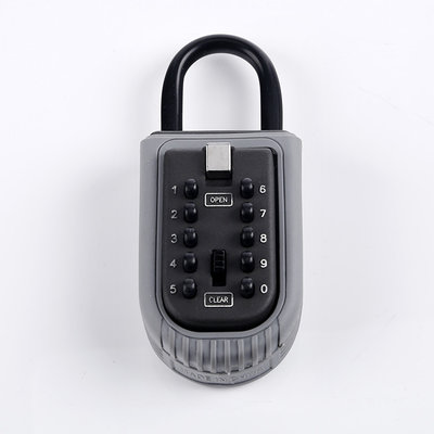 Push Button Door Key Lock Box Combination Portable Safe 10 Digit Security