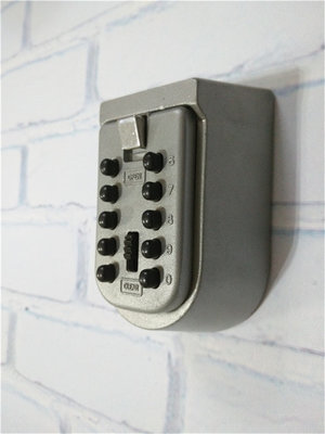 Household Credit Cards Push Button Key Lock Box Corrosion Resistance