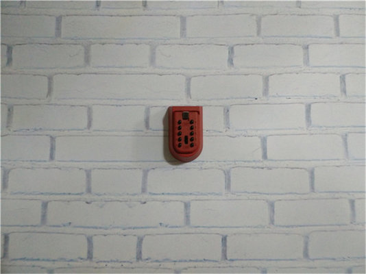 Smart Wall Mounted Key Lock Box Outside Security Key Safe with Push Button