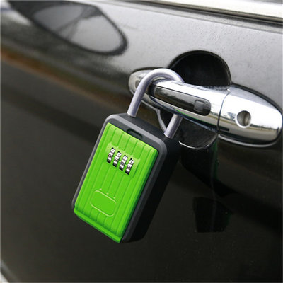 Small Outdoor Car Key Lock Box / Surf Lock Car Key Safe Box Keyless Access