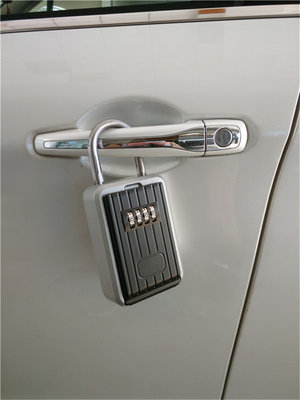 Metal Portable Car Key Lock Box Weatherproof for Emergency Access