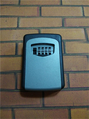 Aluminium Alloy Digital Key Lock Box Wall Mount 4 Digits Mechanical Lockbox