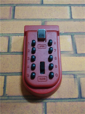 Residential Digital Security Push Button Key Lock Box Wall Mounting
