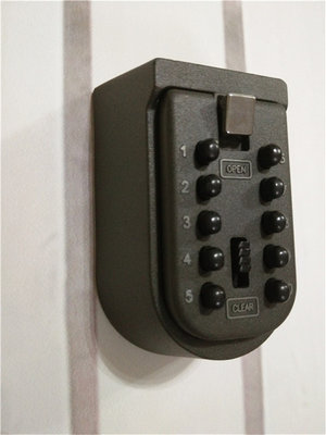 Fire Resistant Push Button Large Key Storage Box With Combination Lock 
