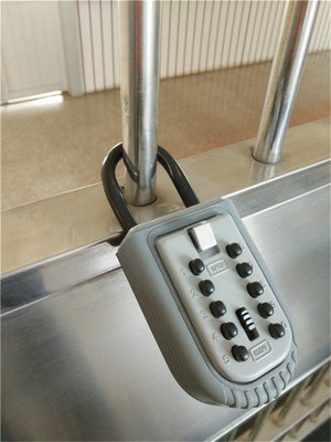 House Supra Push Button Lock Box Personalized Reinforced Metal Body