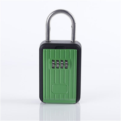 Security 4 Digit Dialing Portable Key Safe Padlock Weather Resistant Cover