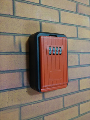 Four Wheel Combination Outdoor Key Lock Box for Multiple Keys or Cards