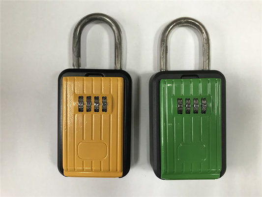 Rust Free Strong Zinc And Aluminum Alloy Body Door Key Lock Box Black & Yellow