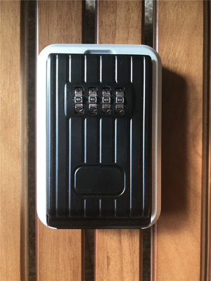 Black & Silver Combination Digital Key Lock Box  for Indoor / Outdoor