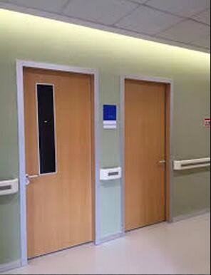 High quality Aluminum Frame Long Lasting Hospital Fire Rated Door