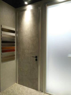 Modern Aluminum frame Customized Commerical Home use flush door design